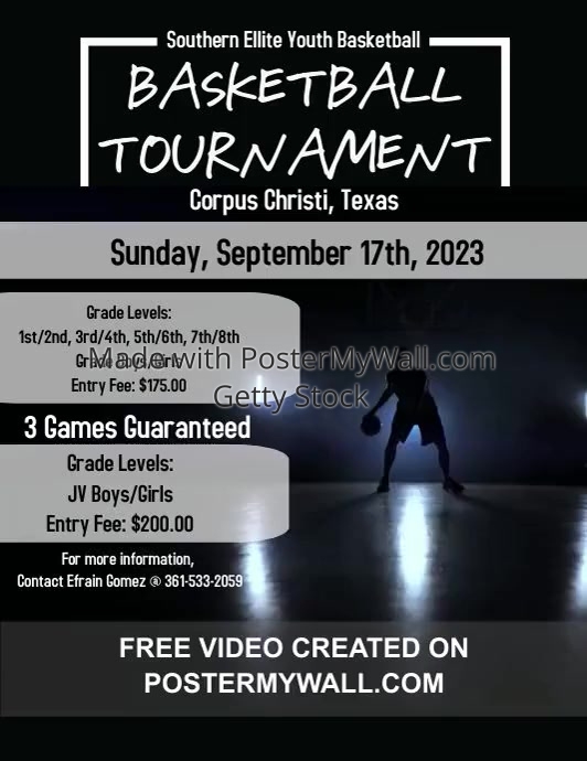 Copy of Basketball Tournament | PosterMyWall