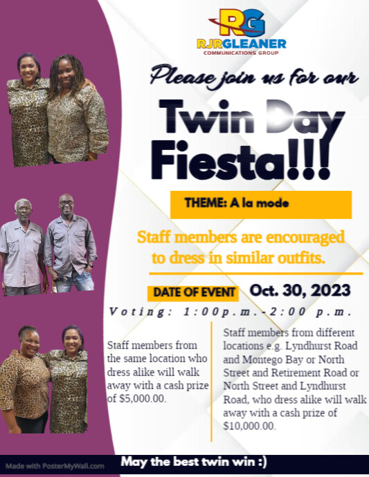 TWIN DAY | PosterMyWall