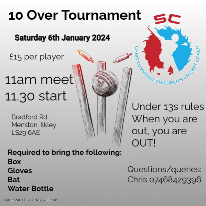 Chris Cummings Competition | PosterMyWall