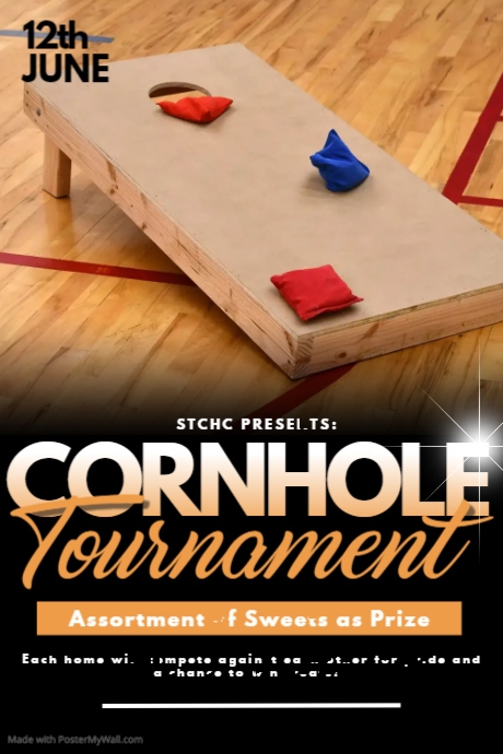 Cornhole Tournament Poster | PosterMyWall
