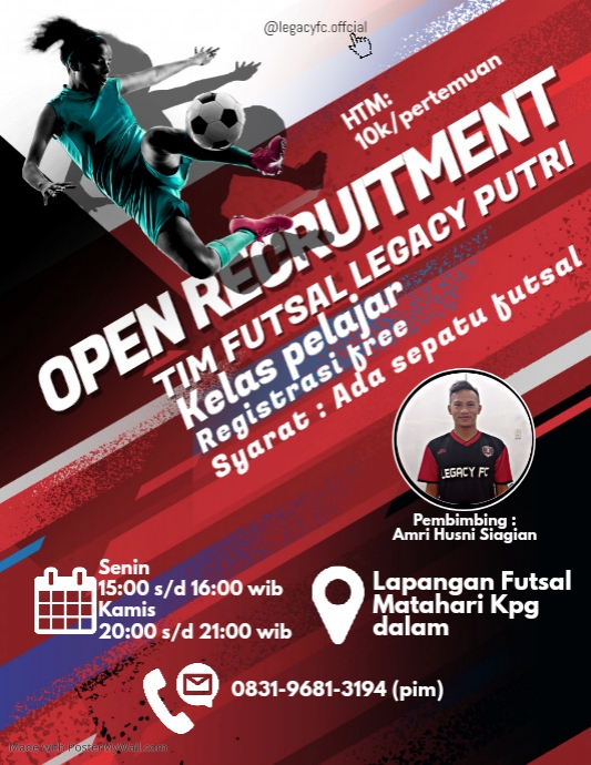 Salinan Socce Futsal Tournament Flyer Poster | PosterMyWall