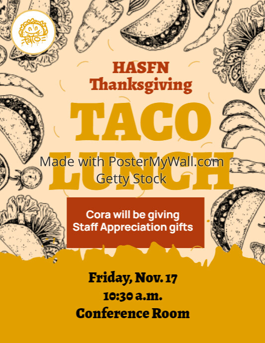 International Taco Day flyer template | PosterMyWall