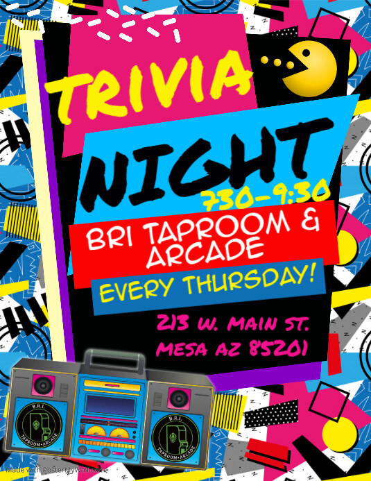 80'S Night Flyer | PosterMyWall