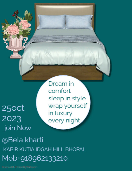 Copy of Bed sheets flyer | PosterMyWall