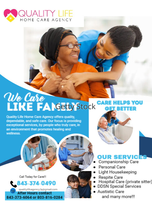 Copy of senior care assisted living flyer design | PosterMyWall