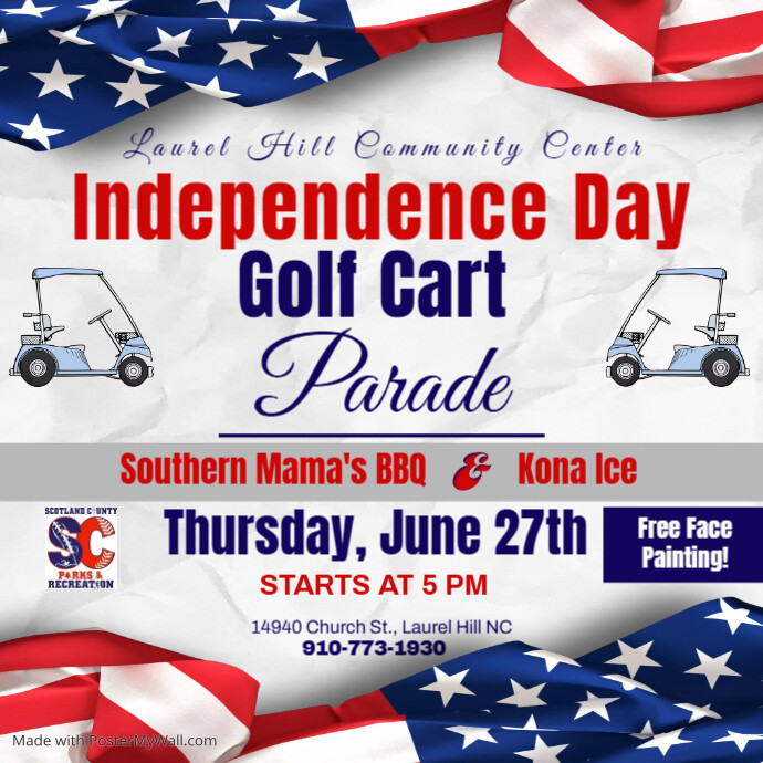 LHCC Golf Cart Parade IG | PosterMyWall