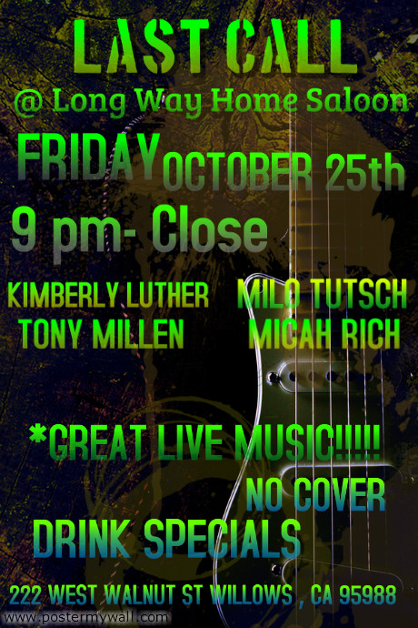 "LAST CALL" | PosterMyWall