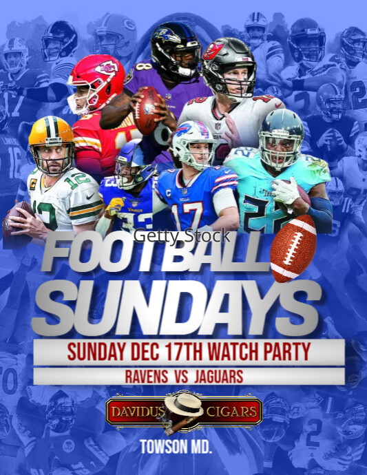 NFL SUNDAY (1) | PosterMyWall