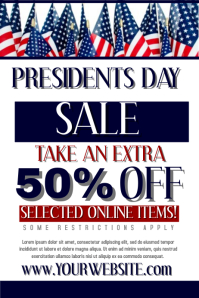 Presidents Day Sale Template | PosterMyWall