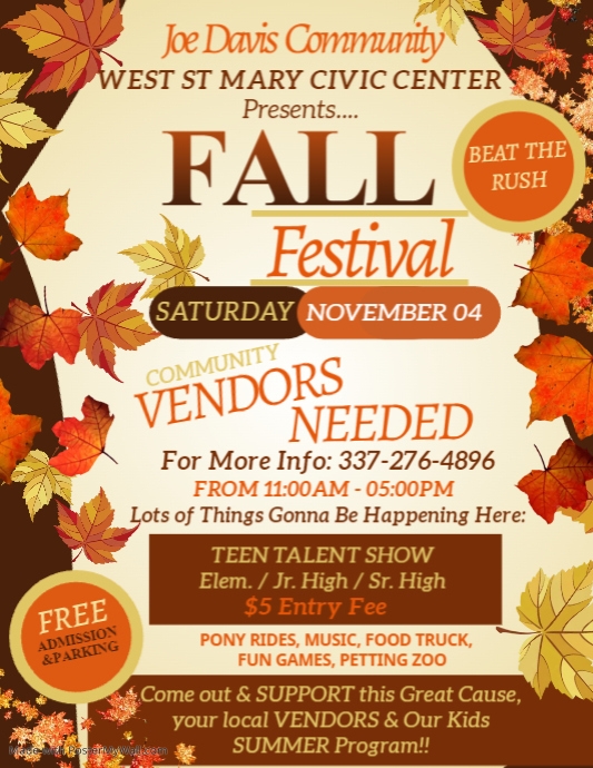Copy of Fall Festival Flyer | PosterMyWall