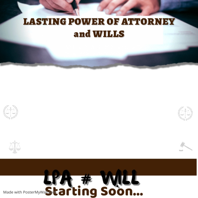 POA & WILL flyer | PosterMyWall