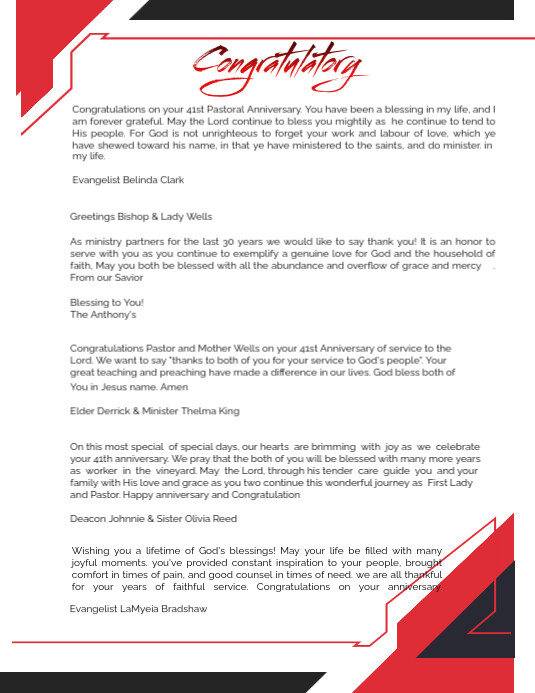 Red Letterheads Template | PosterMyWall