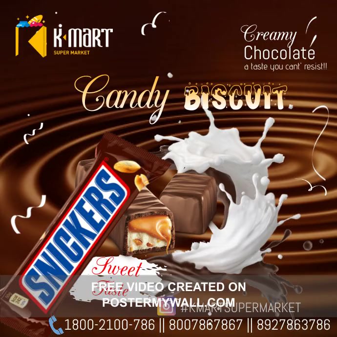 Copy of candy poster | PosterMyWall