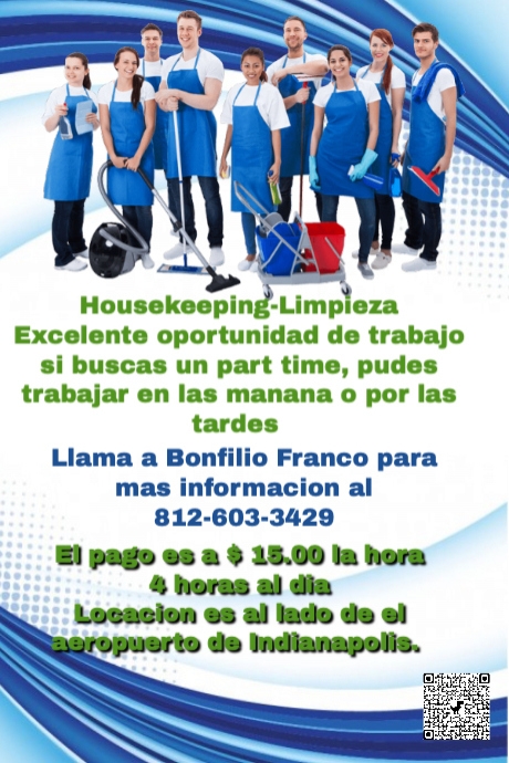 Copy of General Cleaner PT Needed | PosterMyWall