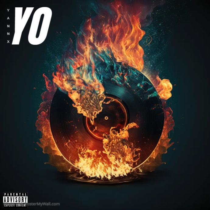 Copy of Record on Fire Album Cover | PosterMyWall