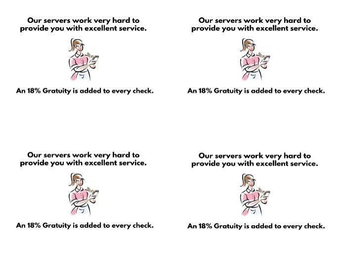Copy of Gratuity Postcard | PosterMyWall
