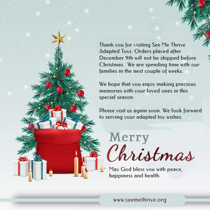 Copy of Christmas notice | PosterMyWall