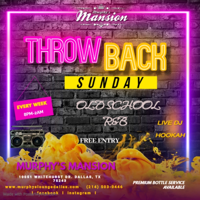 Copy of Flash back club party | PosterMyWall