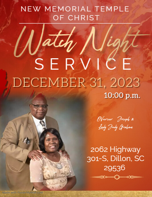 Watch Night | PosterMyWall