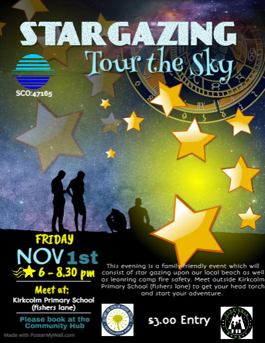 Star Gazing Event Flyer Template | PosterMyWall