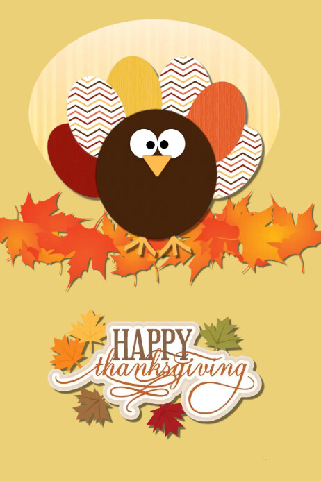 THanksgiving Template | PosterMyWall