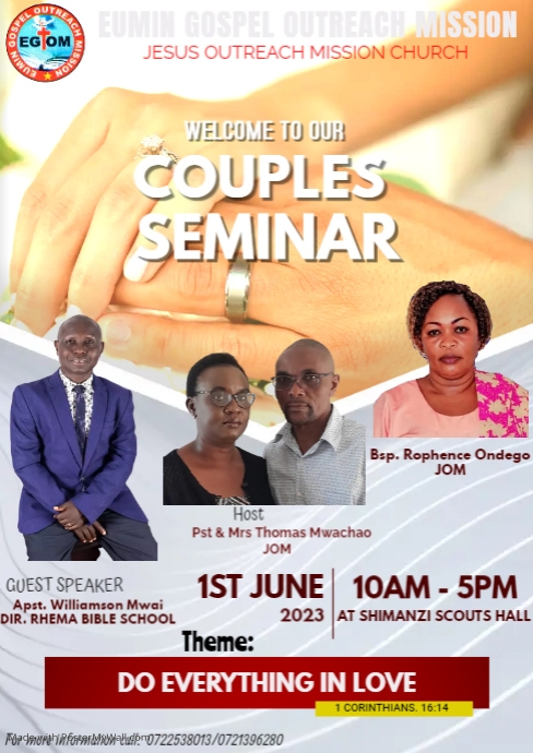 marriage conference flyer template (1) | PosterMyWall