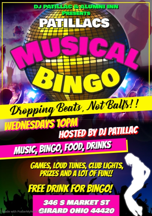 Disco Bingo | PosterMyWall