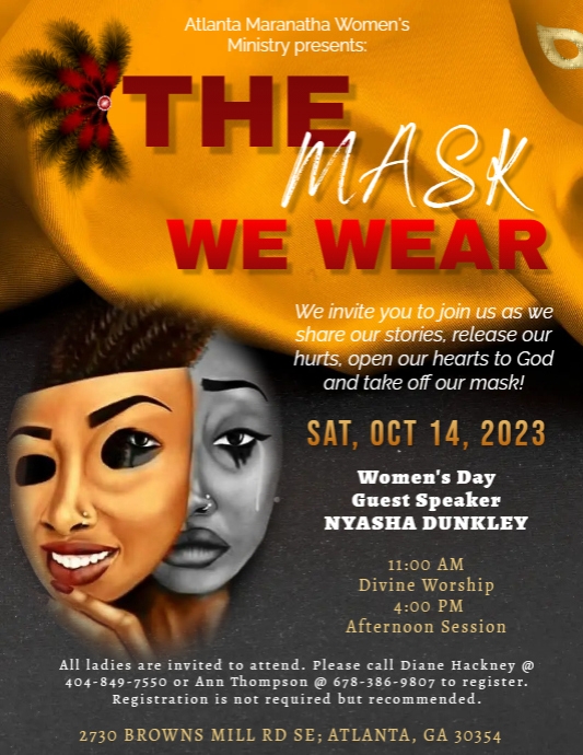The Mask We Wear | PosterMyWall