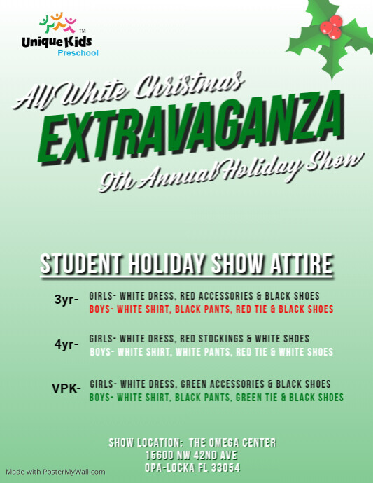 Free Christmas extravaganza Flyer Template (1) | PosterMyWall