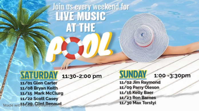 Pool Party Twitter Post | PosterMyWall