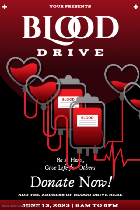 Blood Drive Donation | PosterMyWall