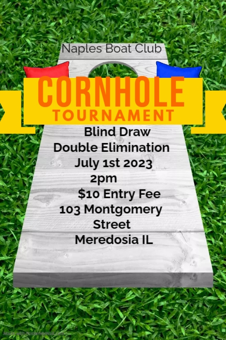 Cornhole Sport Game Tournament | PosterMyWall