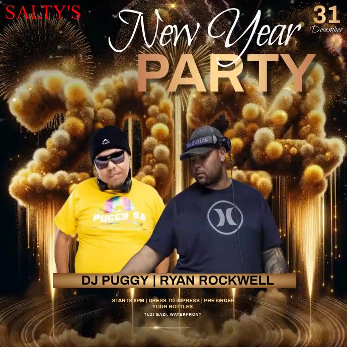 2024 new year club party design template | PosterMyWall