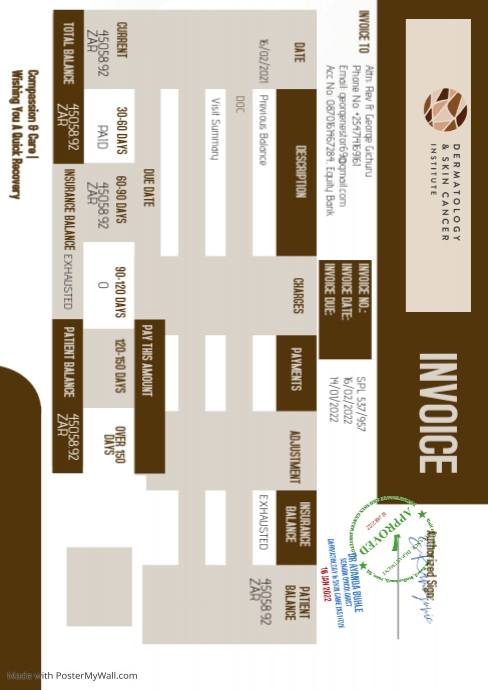 Copy of Copy of invoice | PosterMyWall