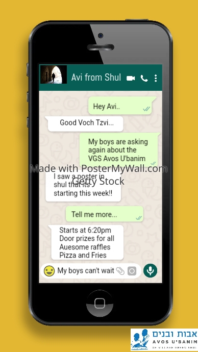 Copy of iphone phone whatsapp chat simulation story | PosterMyWall