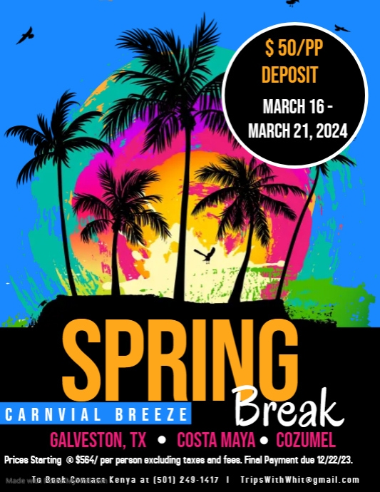 Spring Break | PosterMyWall