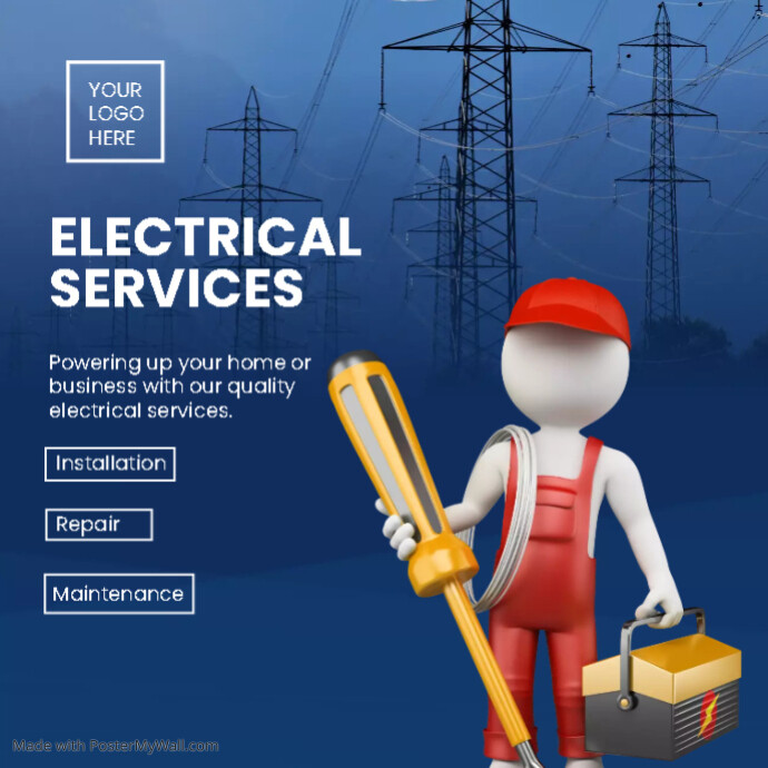 Electrical Services Templates | PosterMyWall