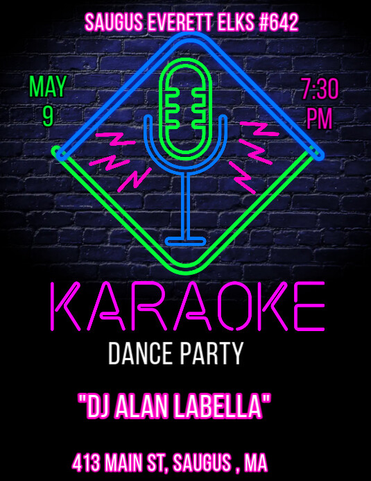 KARAOKE PARTY POSTER (1) | PosterMyWall