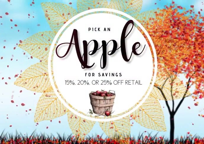 Pick an apple vid | PosterMyWall