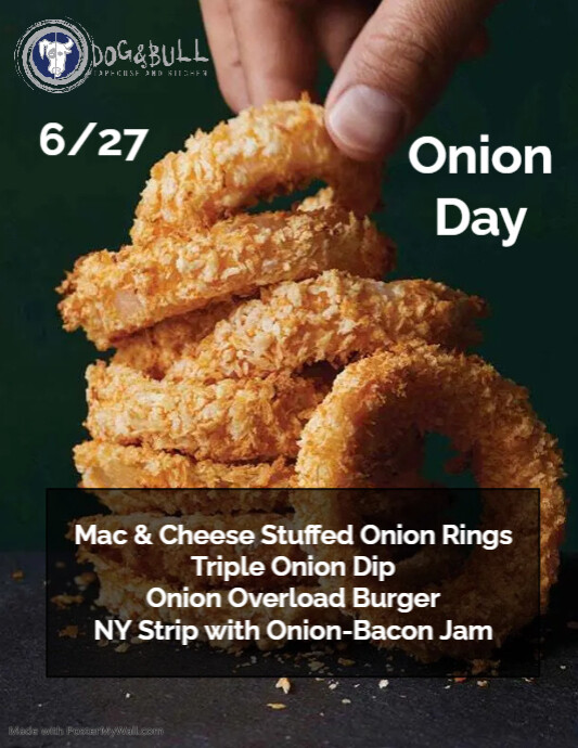 ONION RING DAY | PosterMyWall