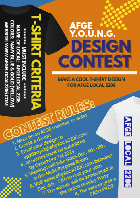 T-Shirt Design Contest Flyer (1) | PosterMyWall