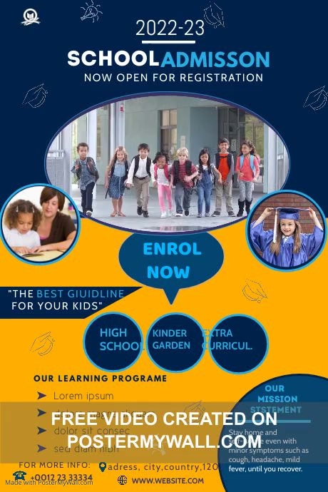 Copy of Copy of SCHOOL POSTER | PosterMyWall