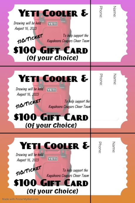 Charity match ticket | PosterMyWall