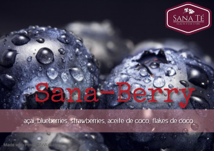 Copia de flyer template poster blueberries | PosterMyWall