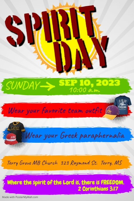 Copy of Spirit Week Poster | PosterMyWall