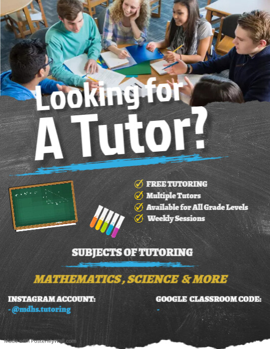 Private Tutoring Flyer | PosterMyWall