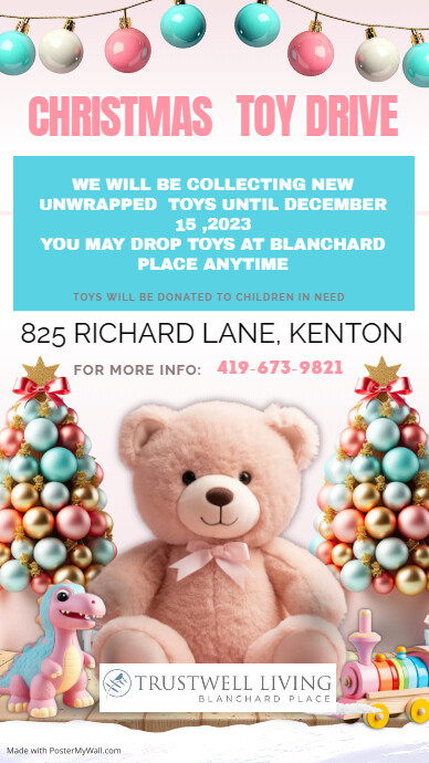 toy drive instagram story | PosterMyWall