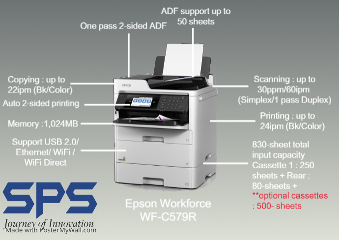 Epson WF-C579R | PosterMyWall