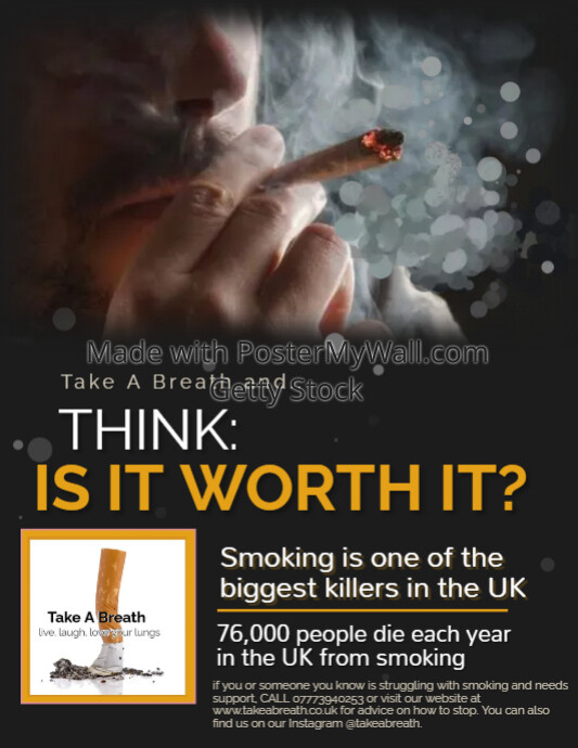 smoking poster | PosterMyWall