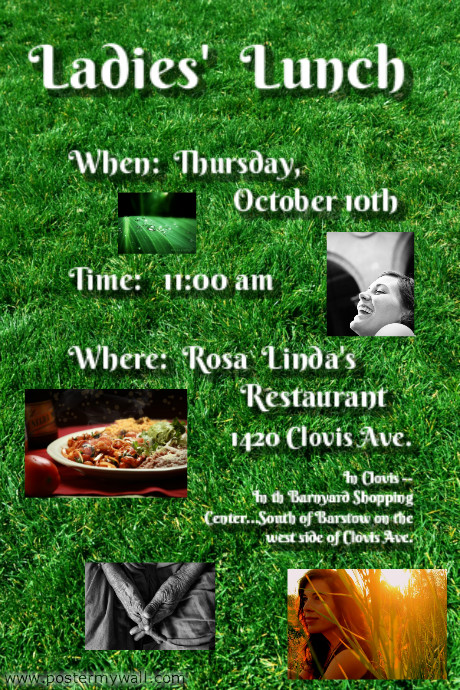 Ladies's Lunch | PosterMyWall